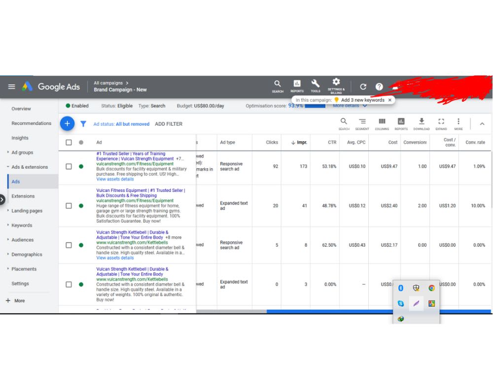 USA Google AdWords Highly Performing PPC Search Campaign Setup ...
