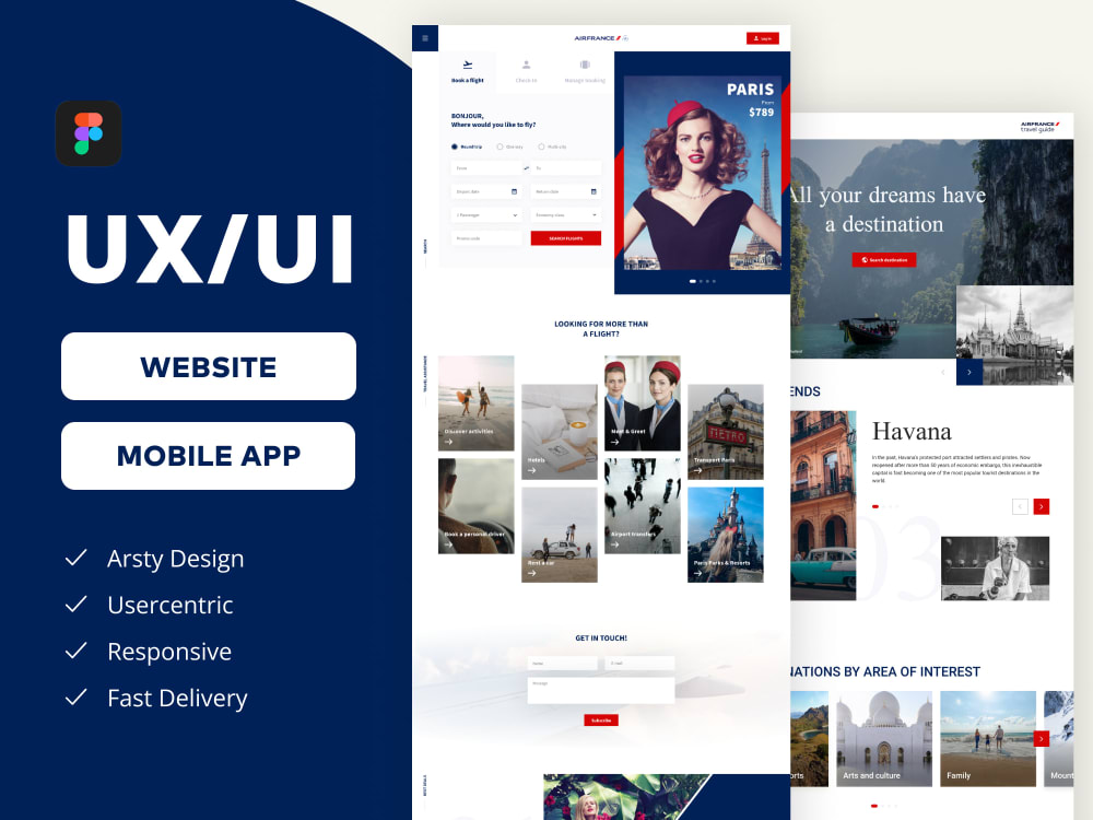 A fantastic delivery App & Website design | Upwork