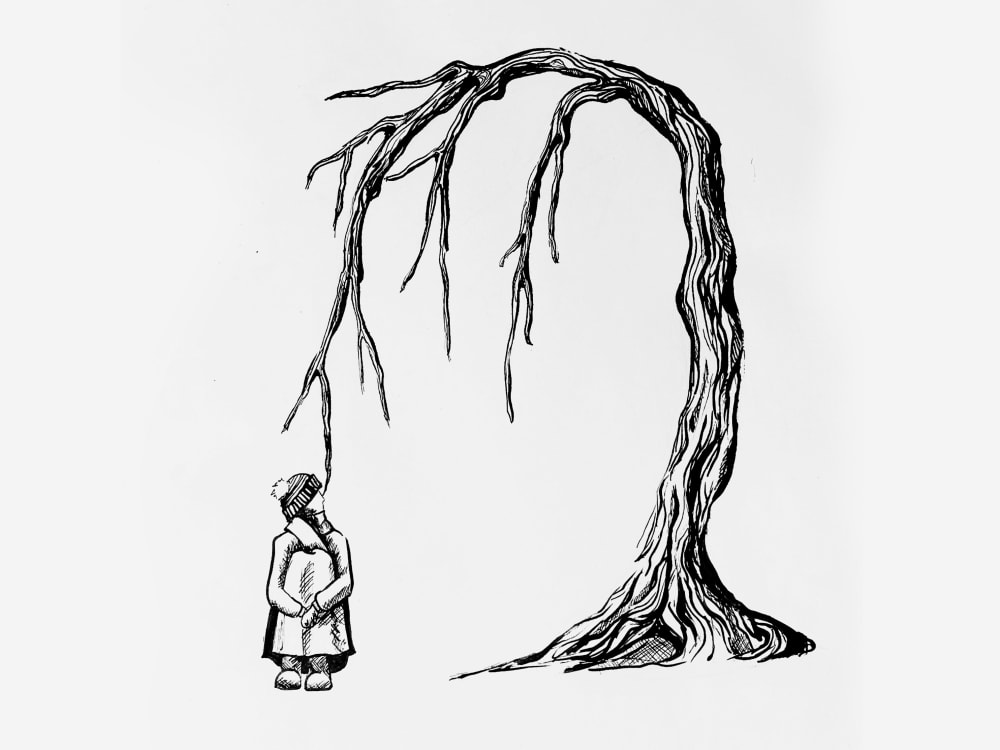 An original, hand-drawn ink illustration | Upwork