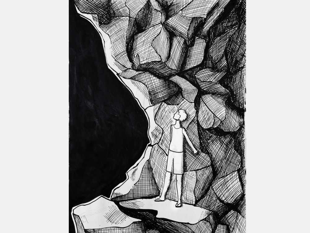 An original, hand-drawn ink illustration | Upwork