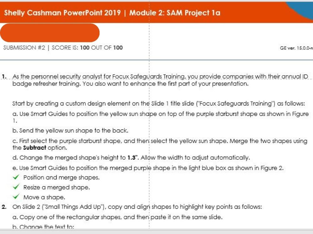 Shelly Cashman, McGraw Hill, SAM Cengage project in MS Word, Excel ...