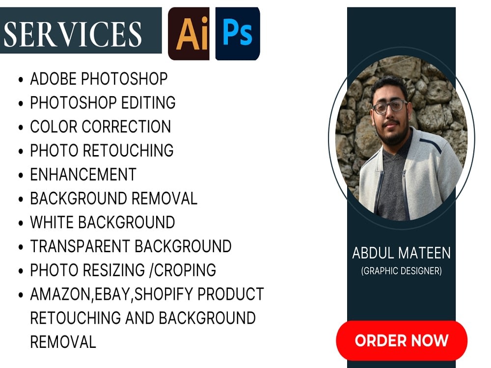 A professional photoshop editing and background removal services | Upwork