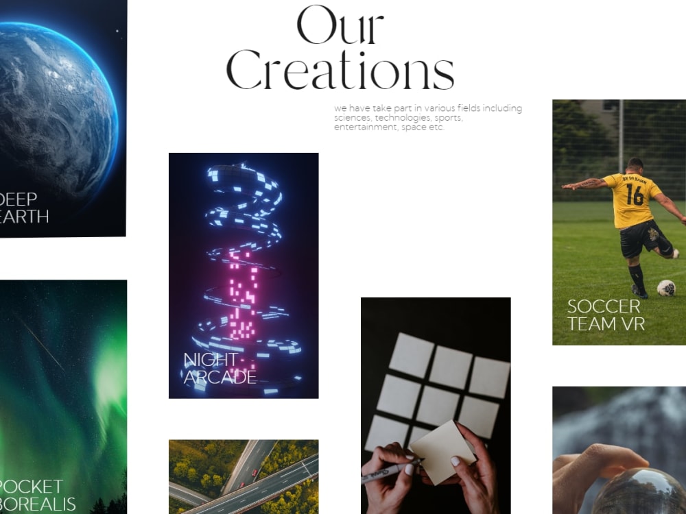 A modern and trendy website design with animated user experiences | Upwork