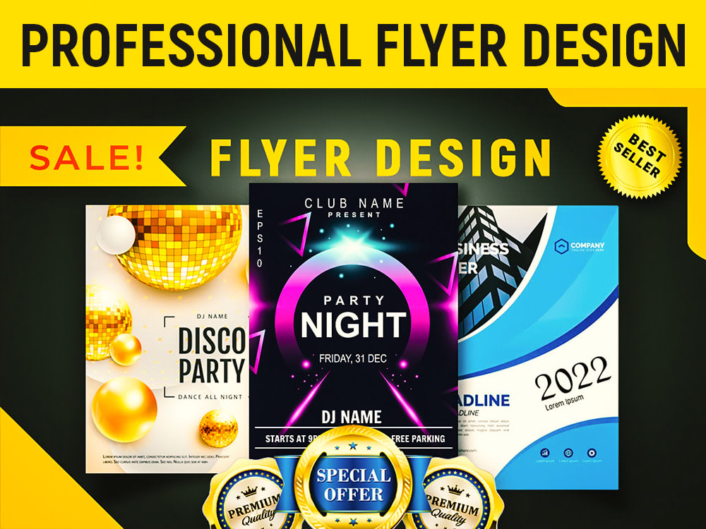 Professional flyer design, poster printable and digital | Upwork