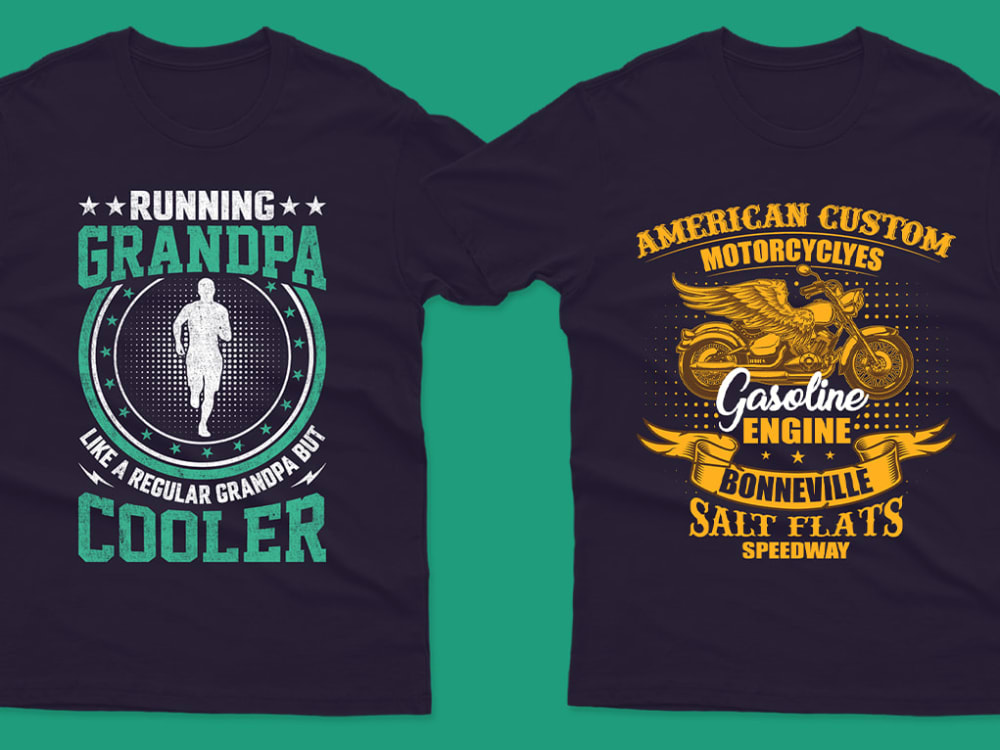 A unique retro vintage custom t-shirt design | Upwork