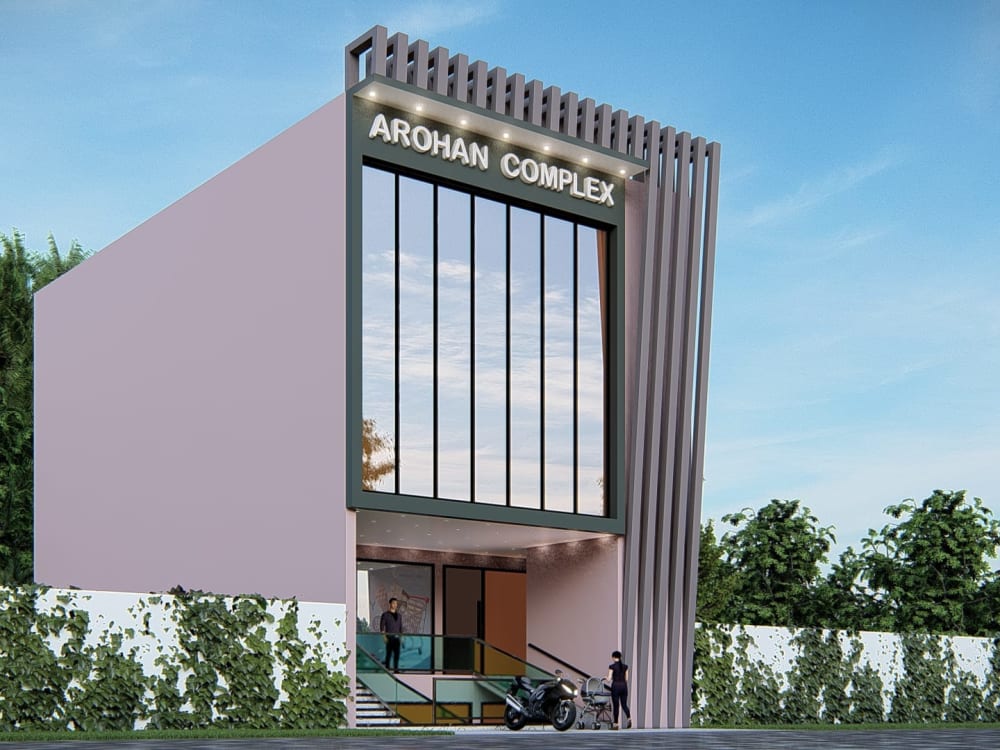 3D Building Front Elevation | Upwork