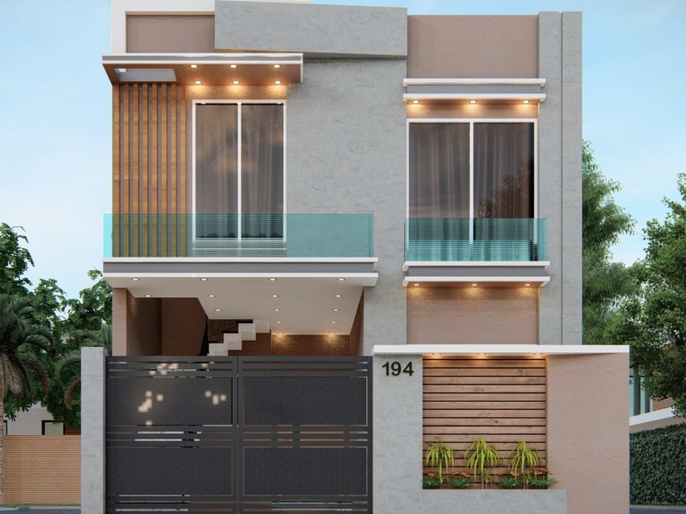 3D Building Front Elevation | Upwork