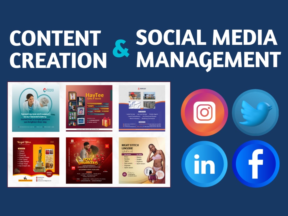 Outstanding Social Media Content Creation and Management services. | Upwork