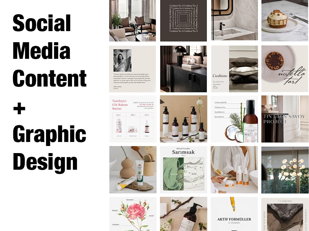 A pack of social media contents and designs for your brand | Upwork