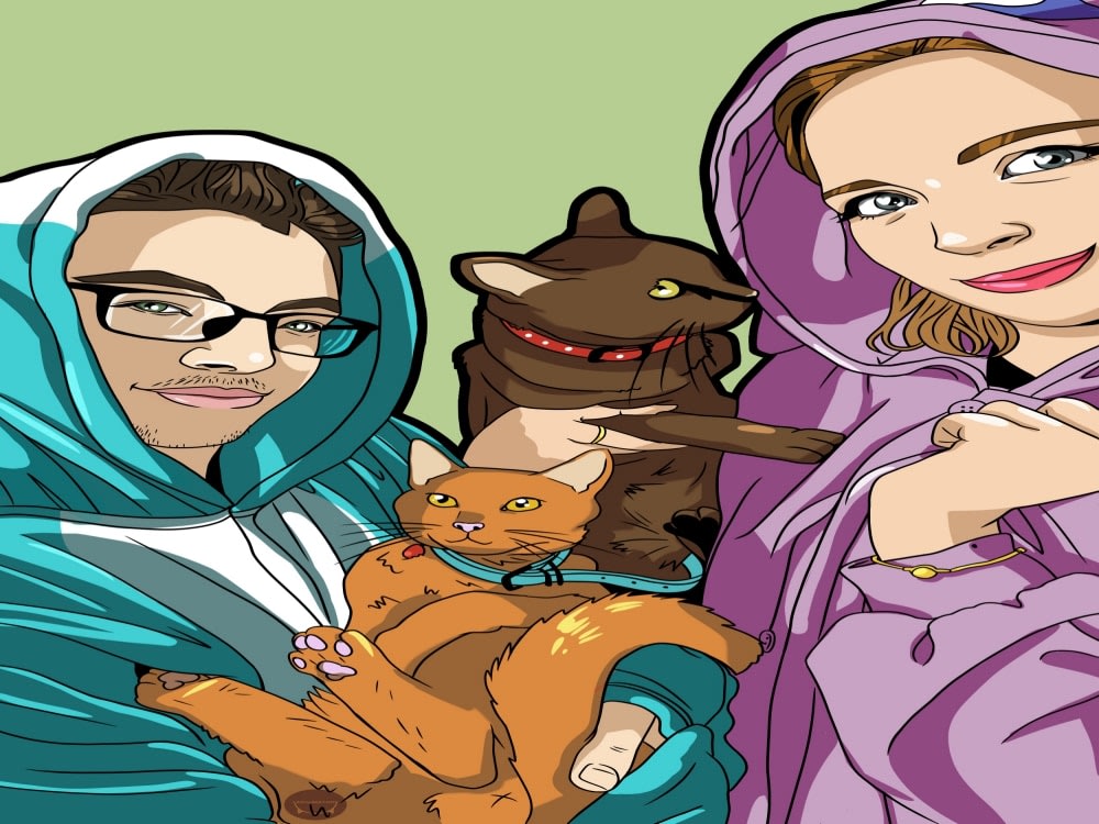 A digitalized self portrait | Upwork