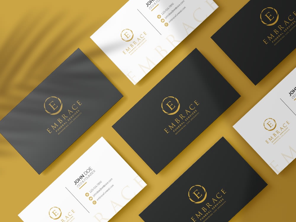 An attractive yet professional Business card design | Upwork