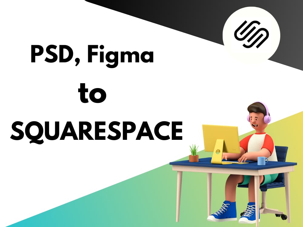 Professional Squarespace website using PSD (Photoshop) & Figma | Upwork