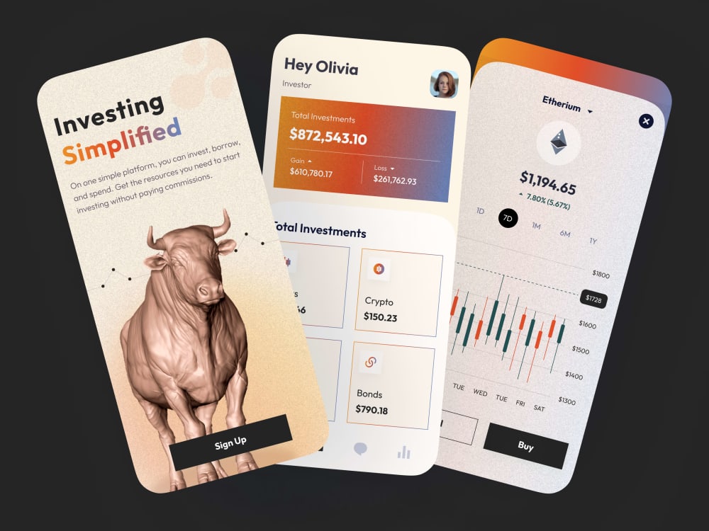 Stunning mobile app design UX/UI | Upwork