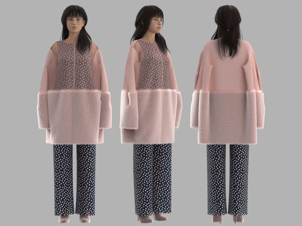 An amazing 3d fashion design, Clothes animation and garment rendering ...