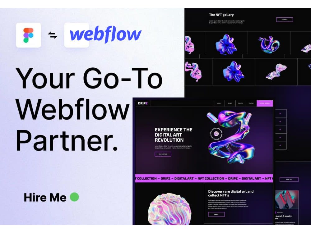 Design or Redesign Responsive Webflow Website | Upwork