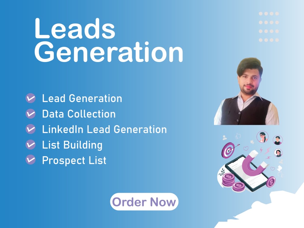 Lead Generation| Data Collection| LinkedIn| Prospect List| List Building | Upwork