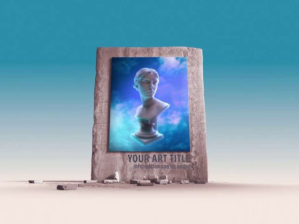 NFT Animation Concrete Style Catchy Wall | Upwork