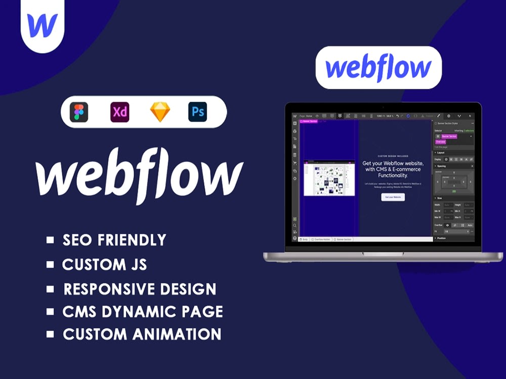 Webflow Design and Develop a Dynamic Responsive Webflow Website | Upwork