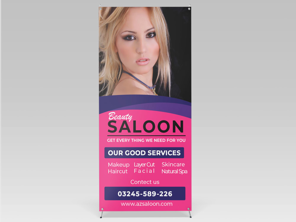 A roll-up, retractable, pull-up, pop-up,x-stand and portrait banner ...