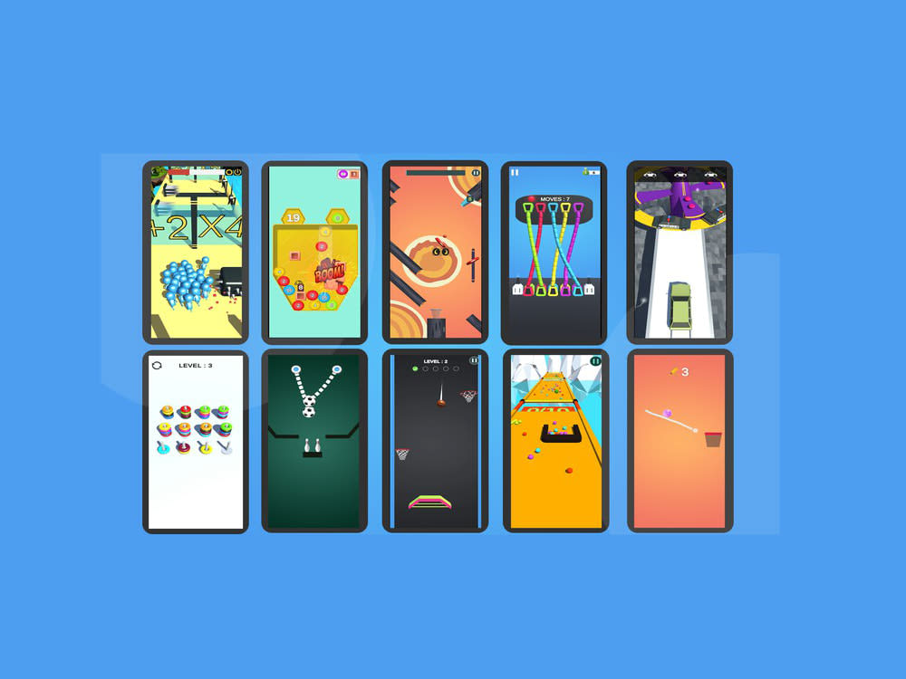 Hypercasual ,casual and arcade idle games development using unity | Upwork