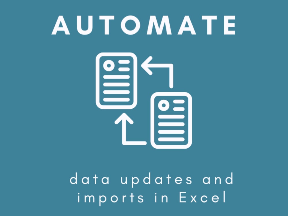 An Excel template for updating data fields between spreadsheets | Upwork
