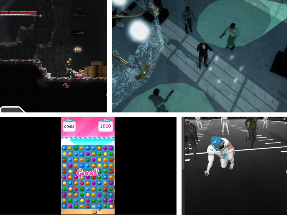 A custom-made Unity game. | Upwork