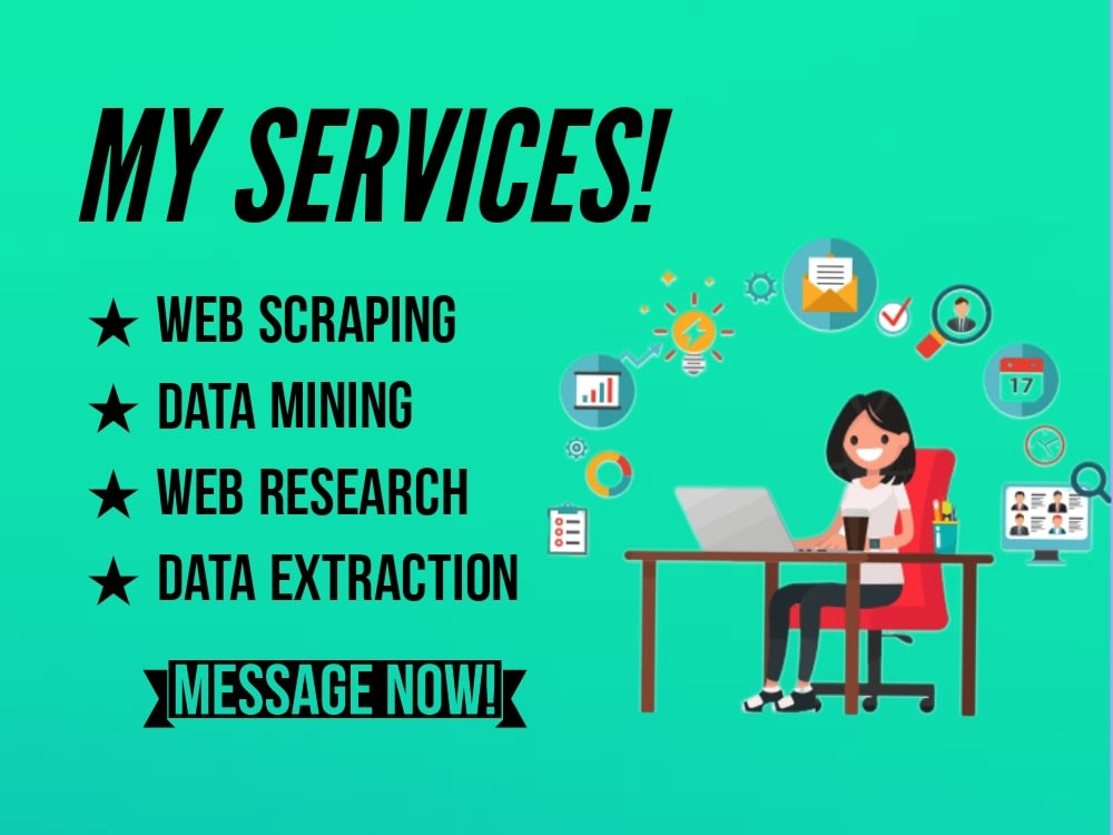Web scraping, web research, data mining & data extraction service | Upwork