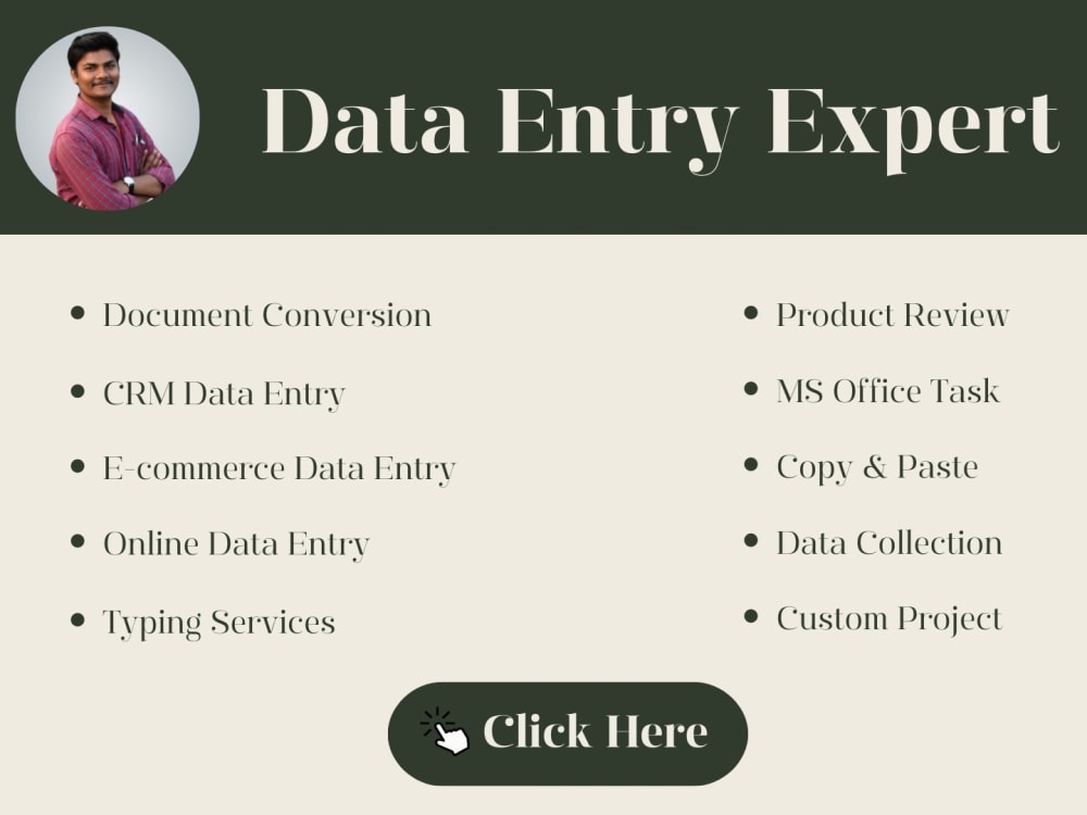 Professional Data Entry Services, Data Collection, Copy & Paste Data Entry | Upwork