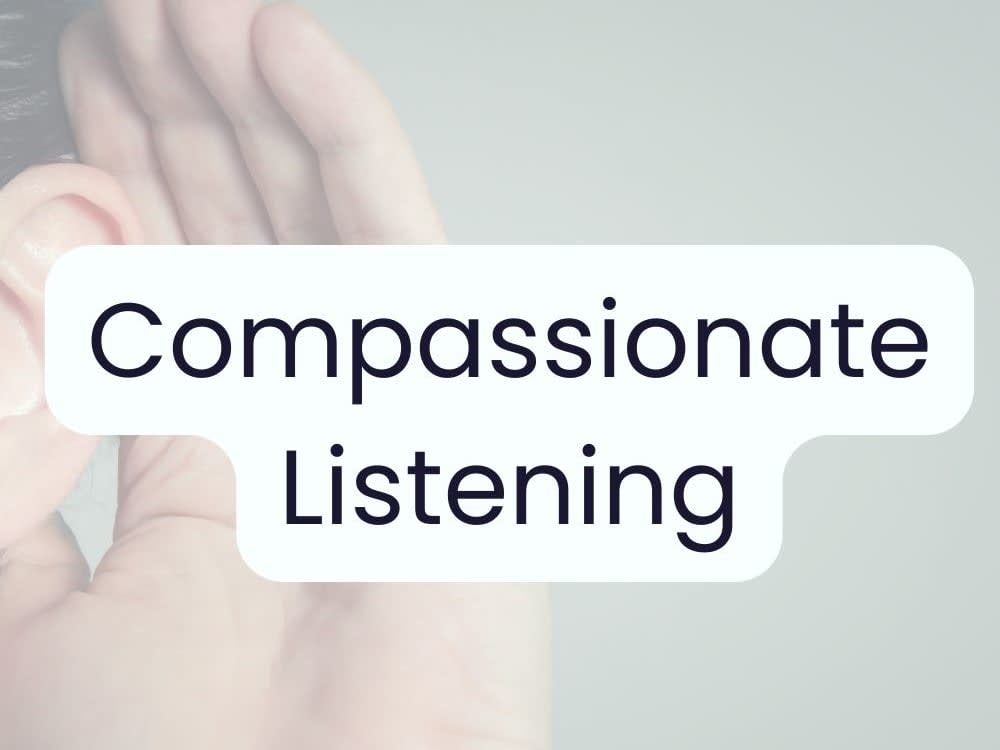 Compassionate listening in 1:1 session | Upwork