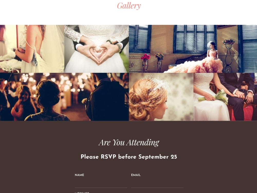 A Complete, DFY Wedding Event / Venue Website | Upwork