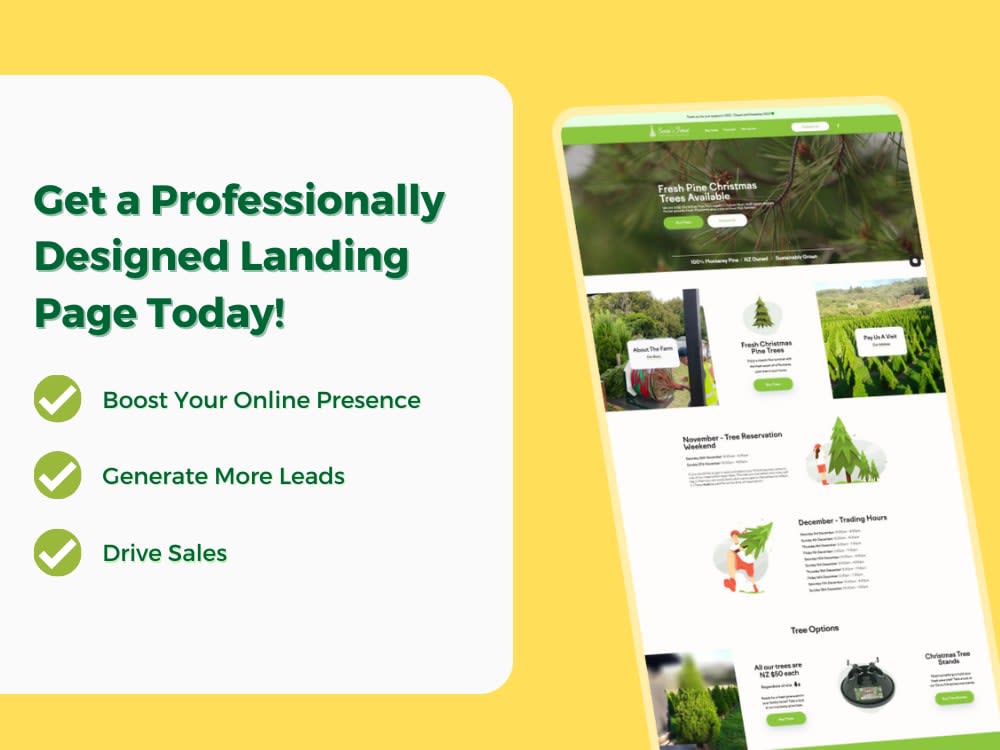 Pixel-perfect landing page website to help your business | Upwork