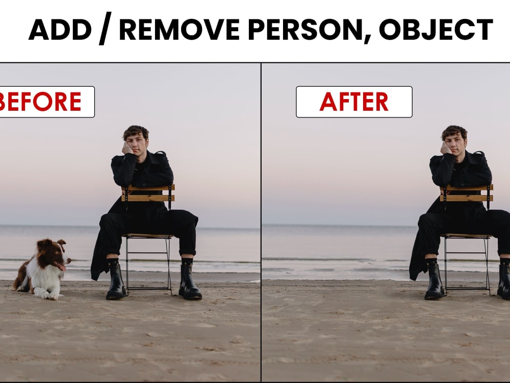 Add Person Remove Person or Object Removal Service Photo Editing ...