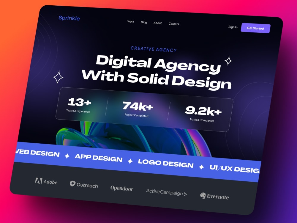 Website UI/UX design, web UI or landing page UI design in Figma, adobeXD | Upwork