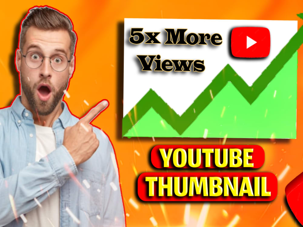 A high quality Thumbnail to sky rocket your views | Upwork