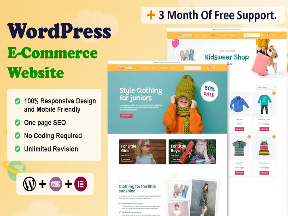 A Functional Wordpress Ecommerce Website Using Woocommerce Upwork