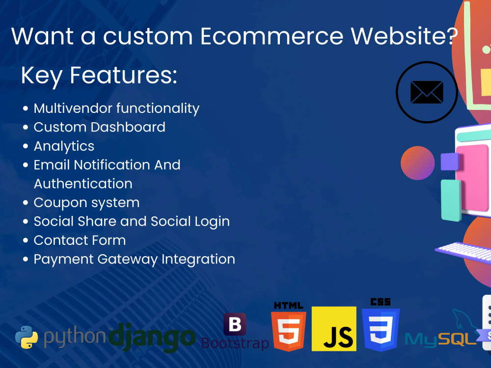 A custom business website with Python, DJango | Upwork