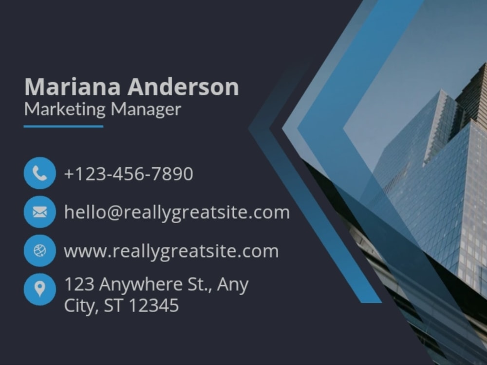 Contact card for your business | Upwork