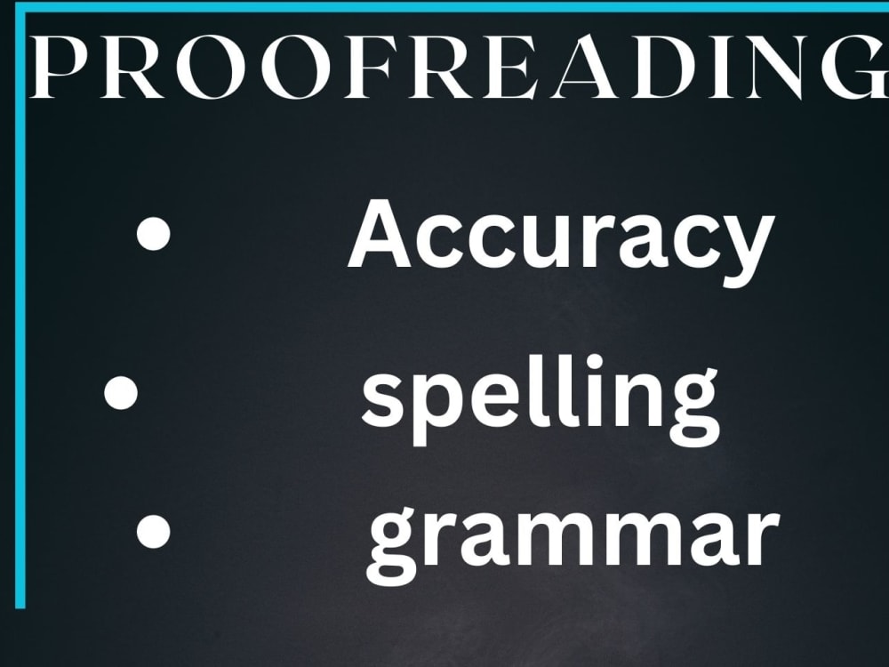 100% professional proofreading up to 1000 words in 24 hours | Upwork