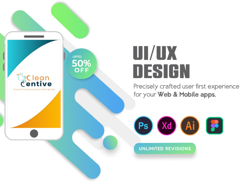 A creative UI UX designer for mobile and web app UI using both Figma ...