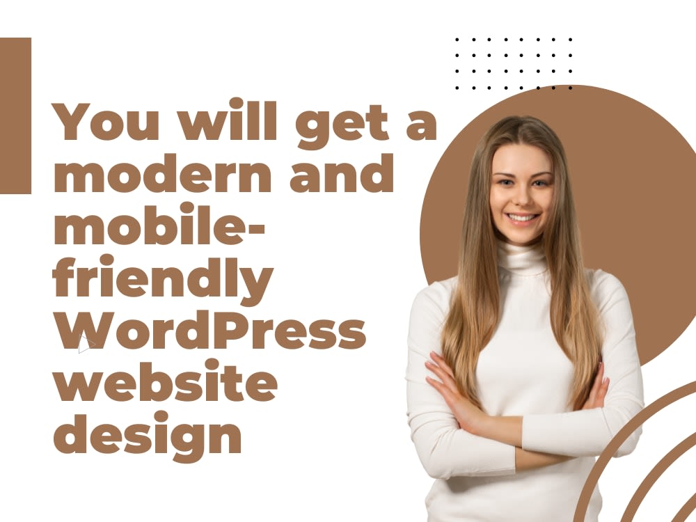A modern and mobile-friendly WordPress website design | Upwork