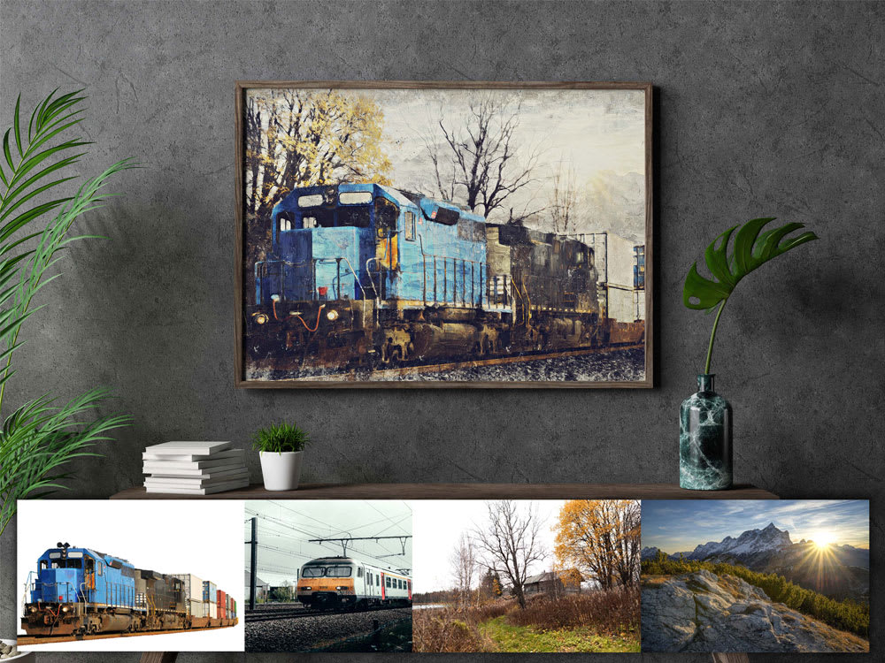 An amazing image manipulated Artwork/Oil Painting | Upwork