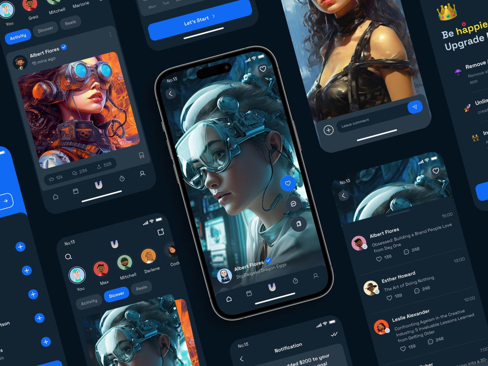 Mobile App UI/UX Designer, UI UX & Wireframe Expert in Figma | Upwork