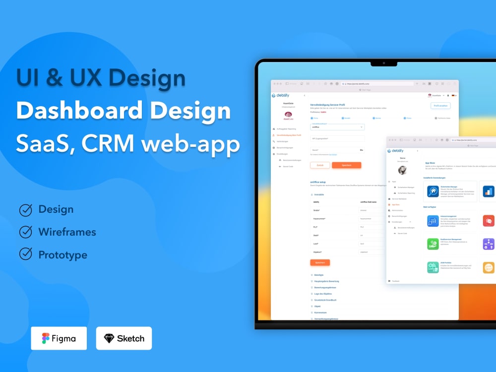 Well-structured and Easy to use Dashboard | Web App | SaaS [UX/UI] Design | Upwork