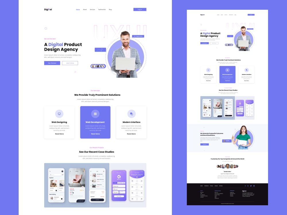 Website Design, Web Designer, UI designer, Mobile UI Designer | Upwork