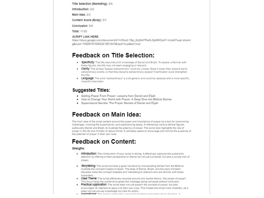 Expert Feedback on Your Social Media Scripts | Upwork