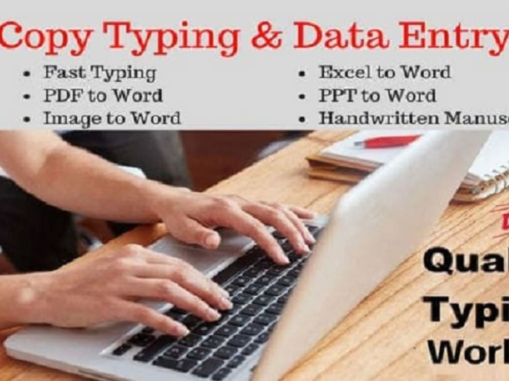 All type of retyping work on Ms Word | Upwork
