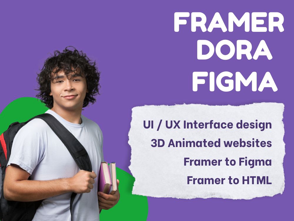 A stunning Dora 3d website design and redesign, and a landing page ...