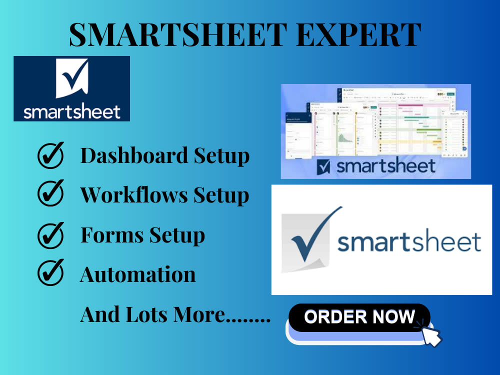 Smartsheet, Smartsheet Automation Expert, Smartsheet Dashboard Setup ...