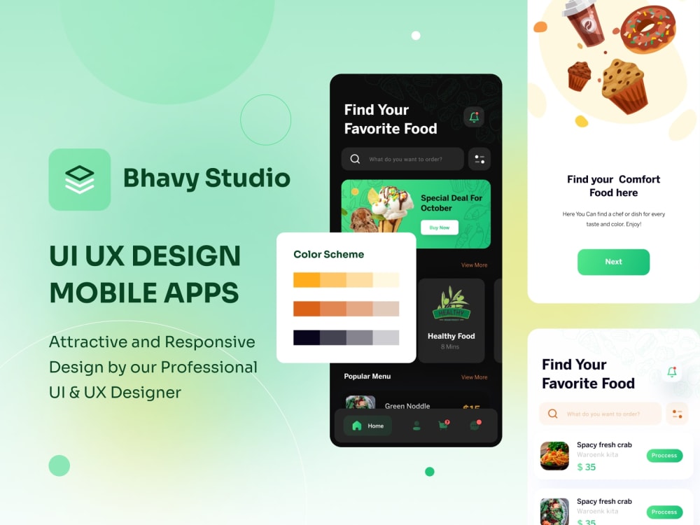 Mobile app ui ux design or website ui ux design or ui ux design | Upwork