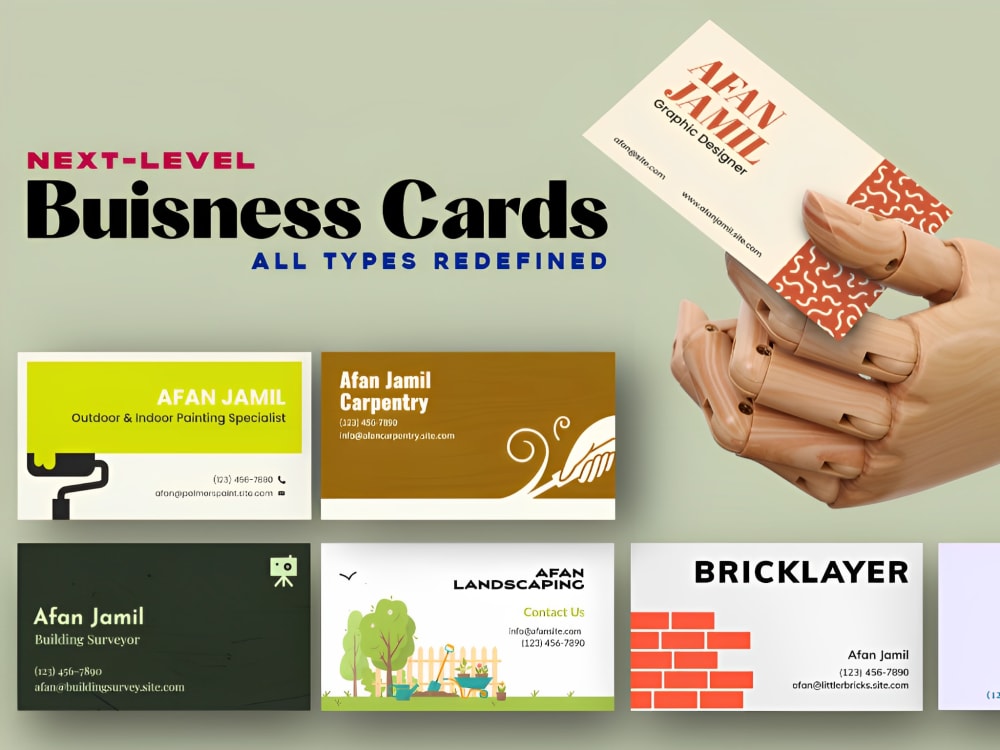 A creative, luxury and unique Buisness cards of all type. | Upwork